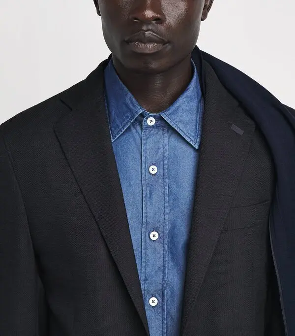 Corneliani Stretch-wool Detachable-insert Blazer