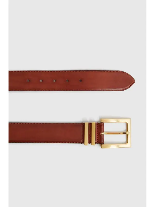 REISS Leather Belt