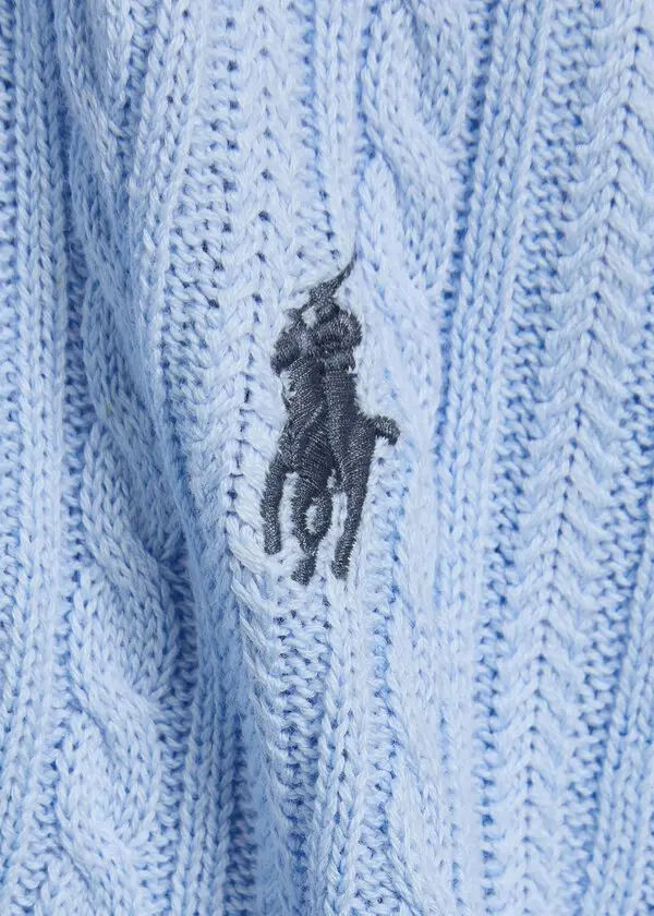 Polo Ralph Lauren Cable-knit Cotton Polo Shirt