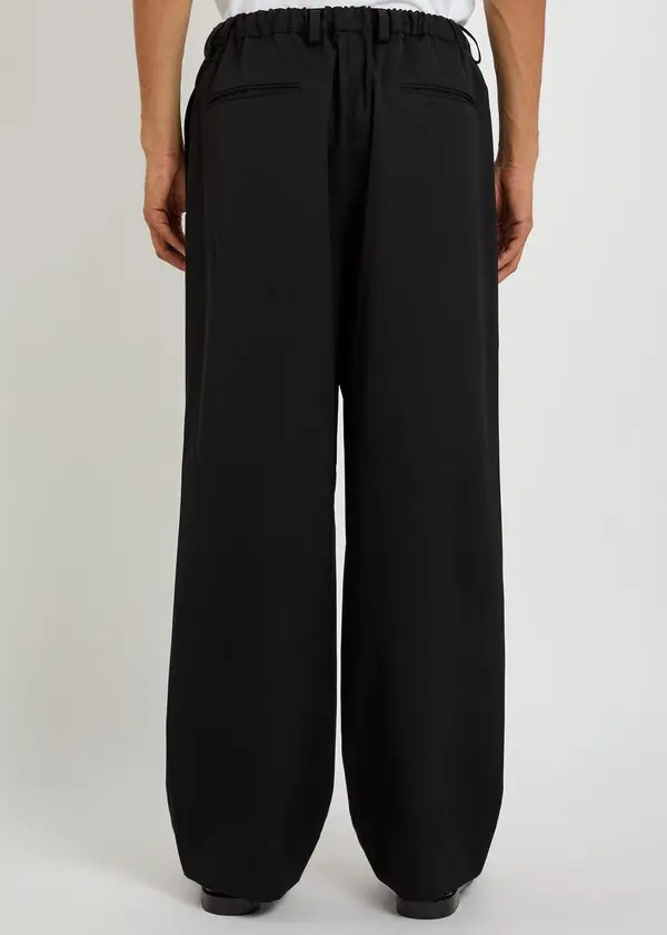 SSSTEIN Wide-leg Wool Trousers