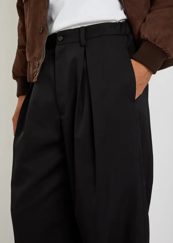 SSSTEIN Wide-leg Wool Trousers