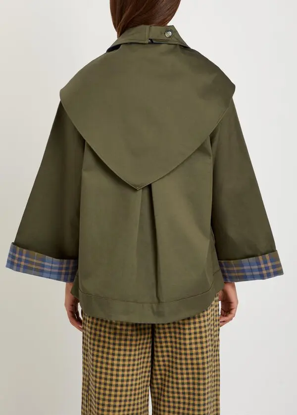 DAMSON MADDER Jerry Reversible Cotton Trench Coat