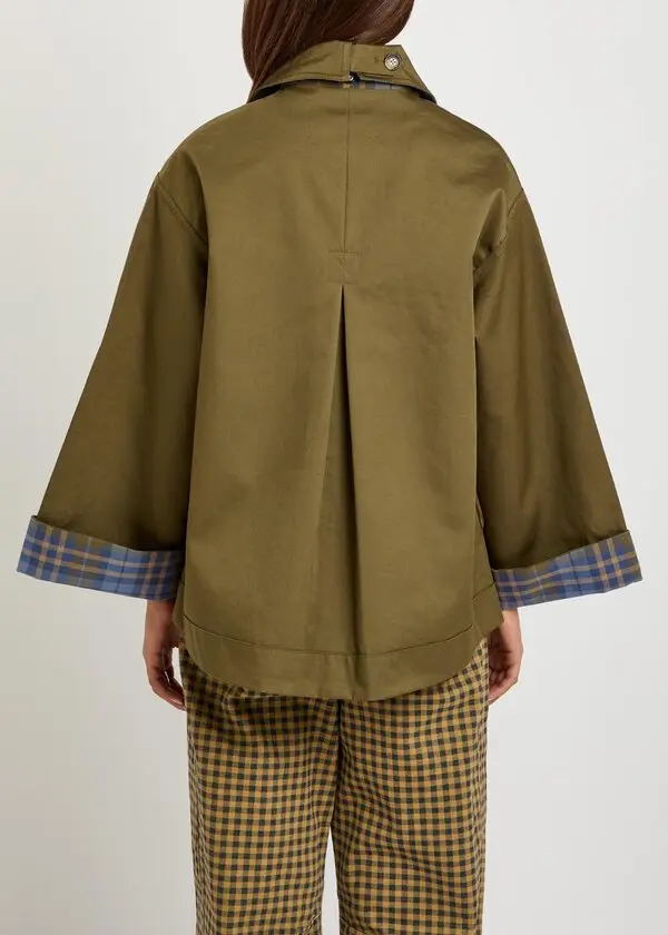 DAMSON MADDER Jerry Reversible Cotton Trench Coat