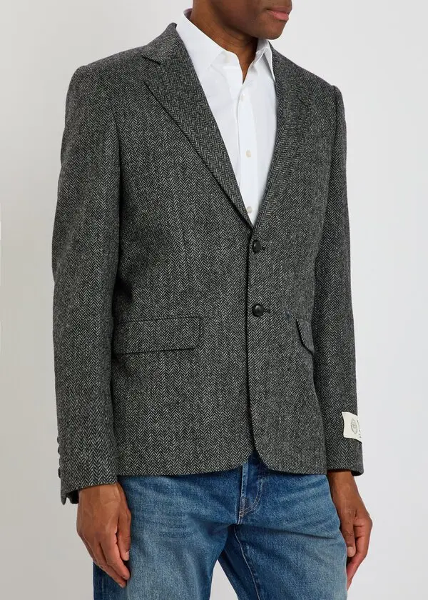 Gant Herringbone Tweed Blazer