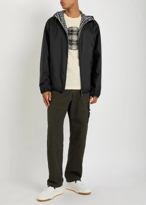 Moncler Vandelli Reversible Checked Shell Jacket