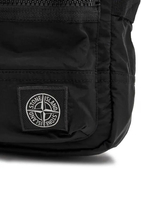 Stone Island Logo-appliquéd Nylon Pouch Bag