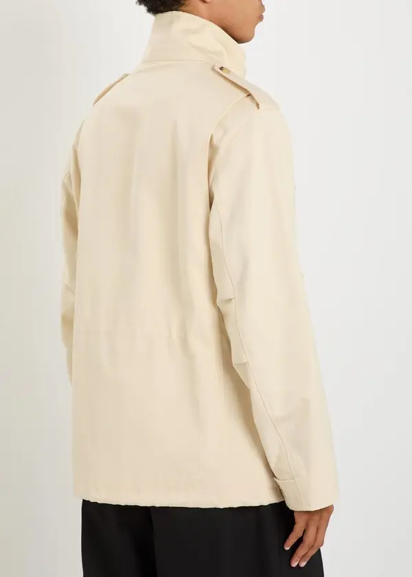 Valentino Garavani Cotton Parka Jacket - Cream