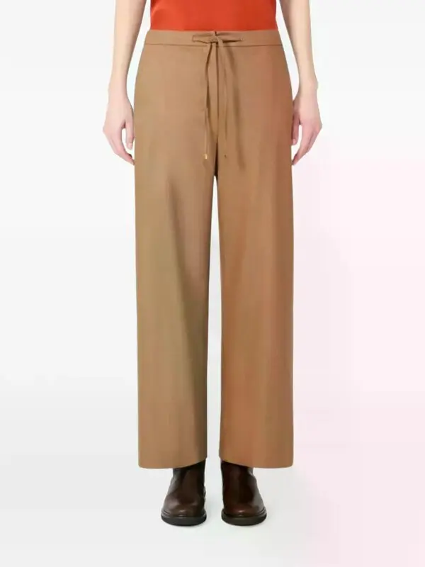 Max Mara Drawstring Wide-leg Trousers