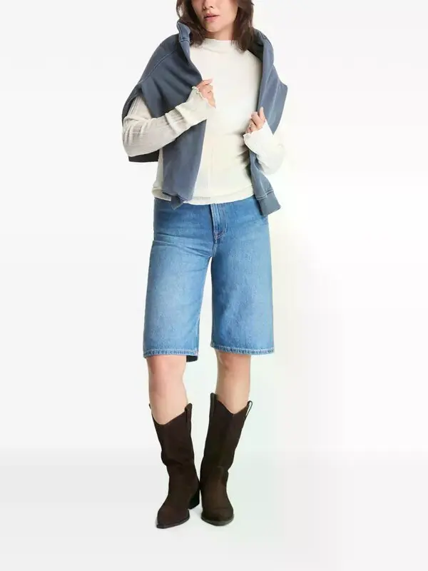 SAMSOE SAMSOE High-waisted Denim Shorts