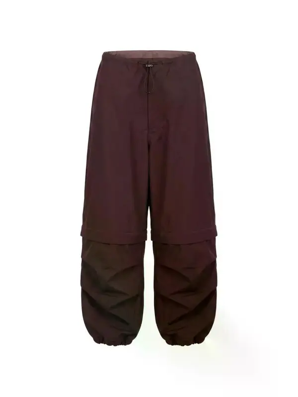 AGOLDE Coulson Drawstring-waist Track Pants - Brown