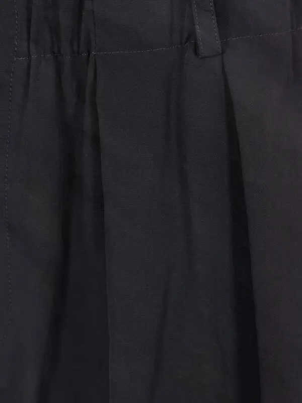 UMA WANG Pleated Cropped Trousers