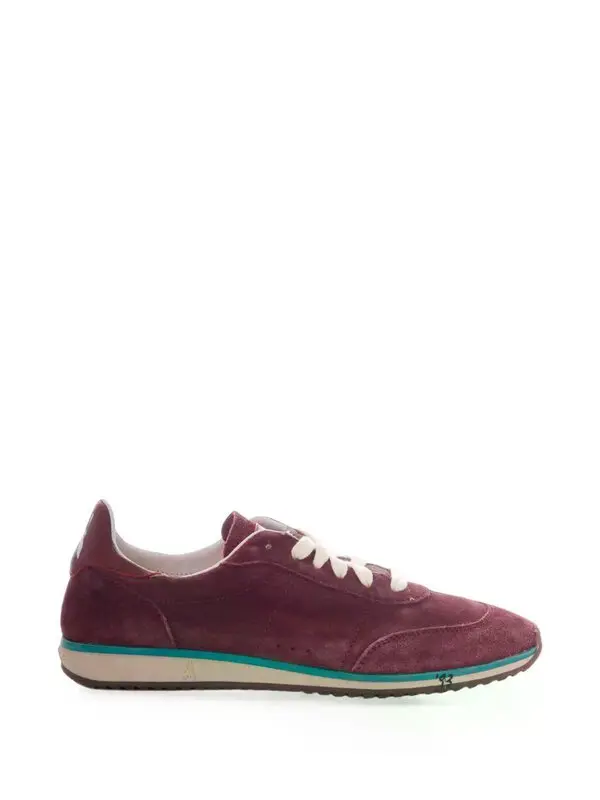 Patrizia Pepe Panelled Suede Sneakers - Red