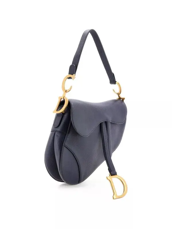 Dior Saddle Handbag Leather Medium Shoulder Bag
