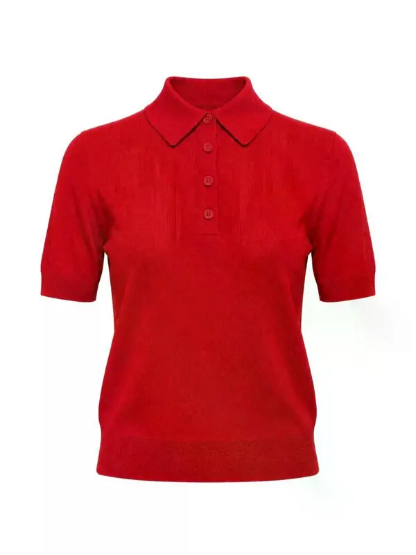 TOCCIN Rue Short-sleeve Polo Shirt - Red