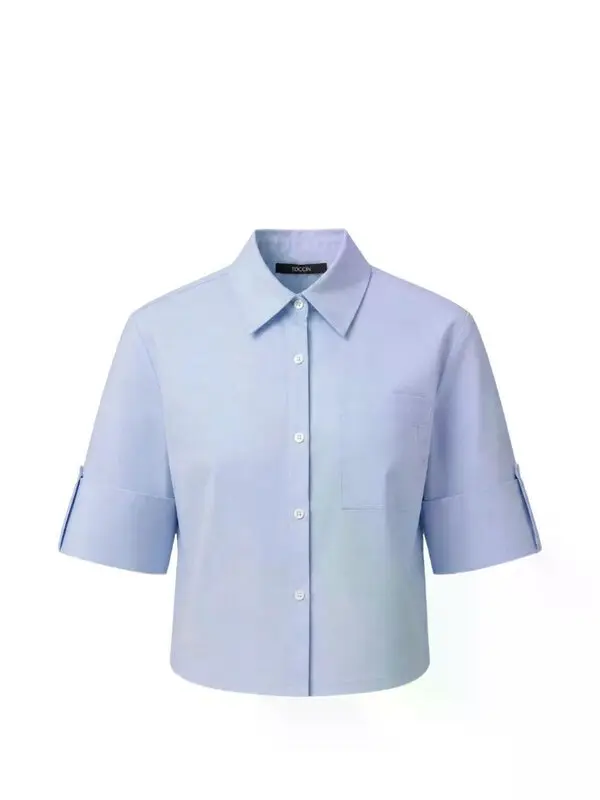 TOCCIN Brooks Short-sleeve Shirt - Blue
