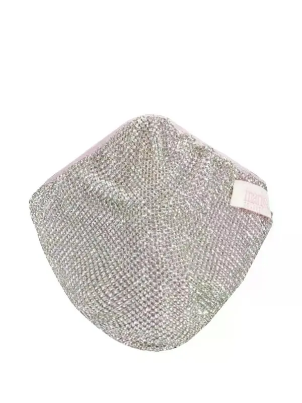 WEAT Crystal-mesh Face Mask - Silver