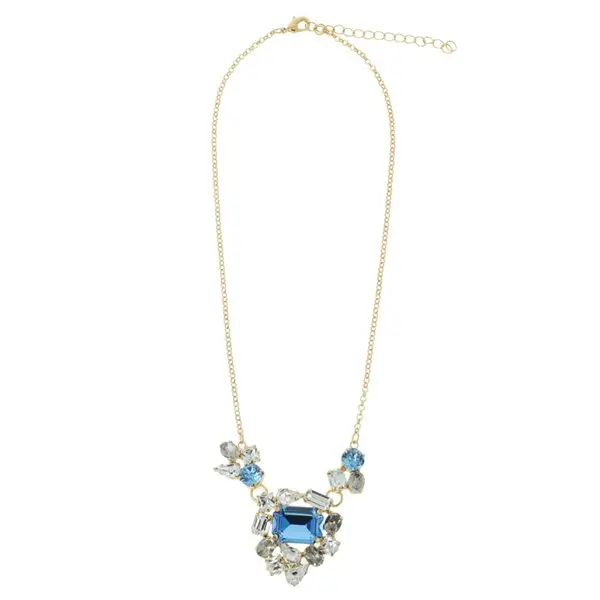 OTAZU Satin Collection Crystal Necklace