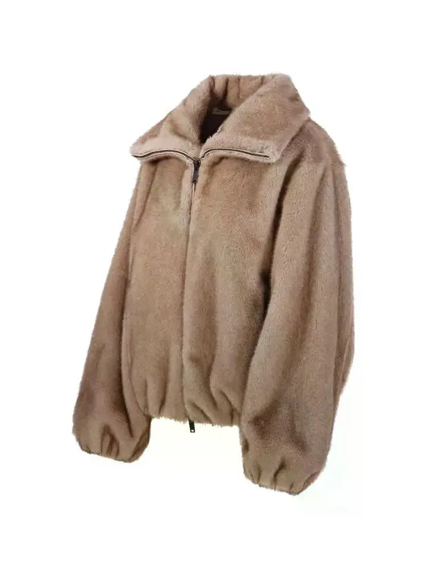P.a.r.o.s.h Faux-fur Zip-up Jacket