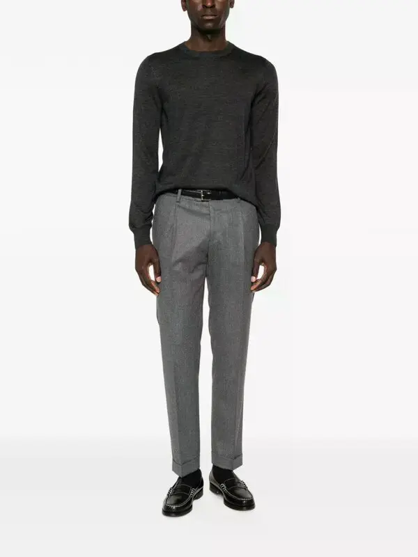 BARBA NAPOLI Crew Neck Long Sleeve Sweater