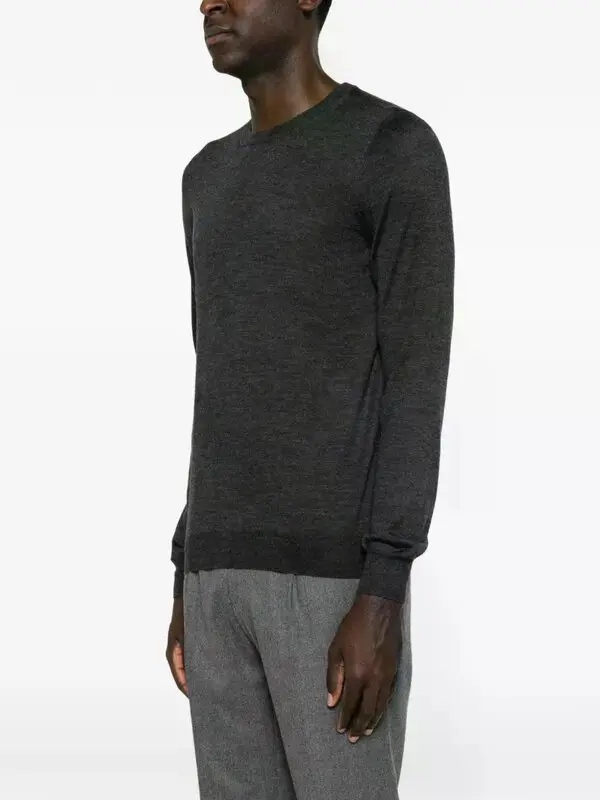 BARBA NAPOLI Crew Neck Long Sleeve Sweater