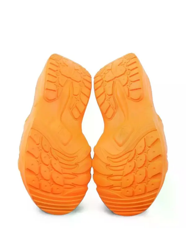 LOUIS VUITTON Monogram Pool Platform Sandals - Orange