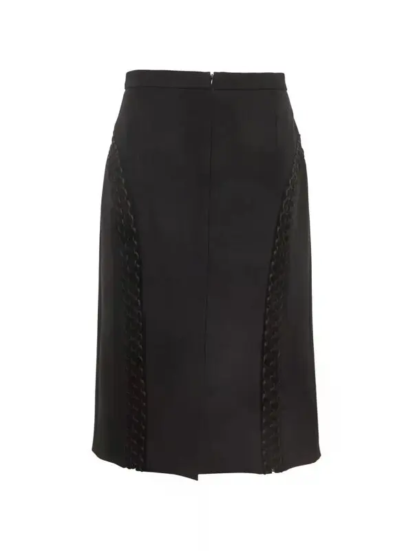Elie Saab Embellished Midi Pencil Skirt