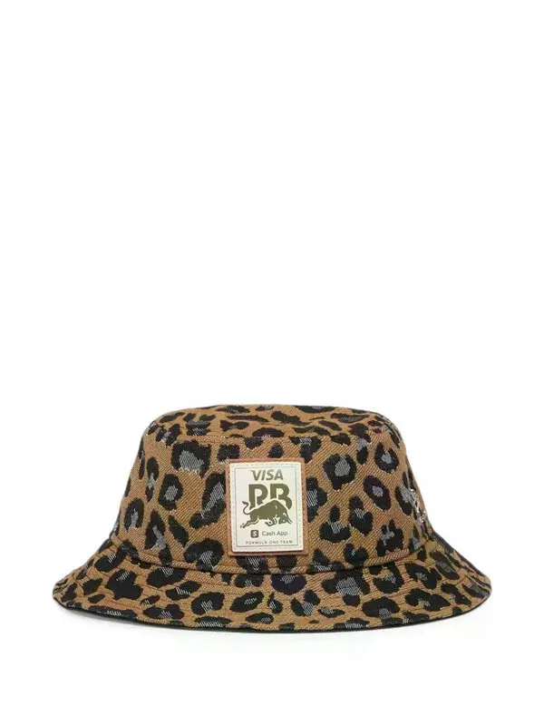 New Era Leopard-print Logo Patch Bucket Hat - Neutrals