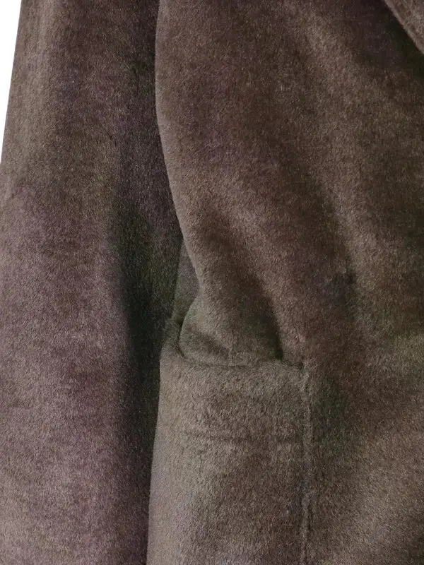 BETTA CORRADI Faux-fur Notch-lapels Coat