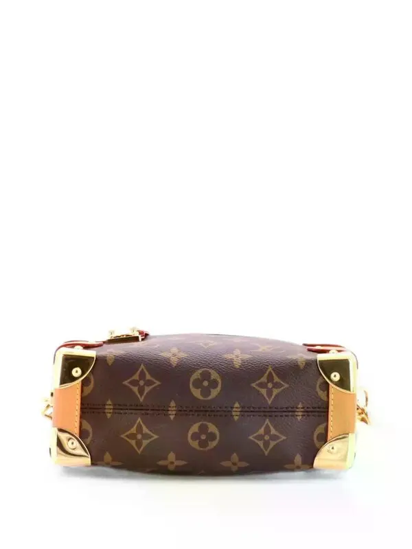 LOUIS VUITTON Side Trunk Handbag Monogram Canvas Pm Shoulder Bag