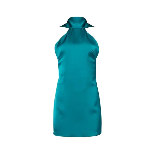 FOREVER YOUNG THE LABEL Satin Mini Dress