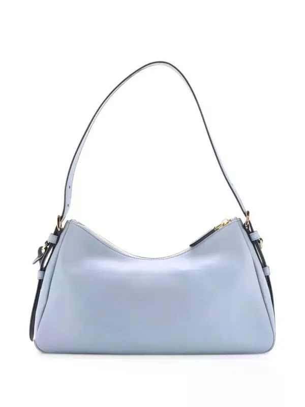 Prada Aimee Shoulder Bag Leather Medium Hobo Bag - Blue