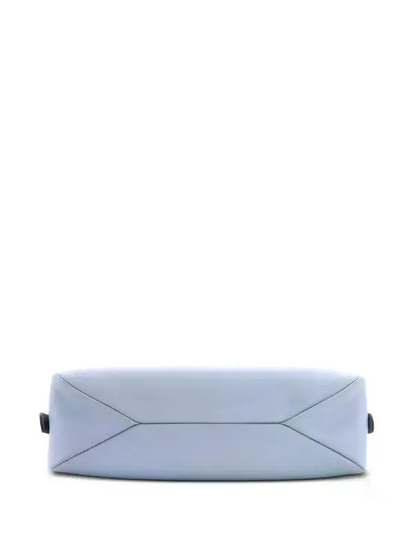 Prada Aimee Shoulder Bag Leather Medium Hobo Bag - Blue