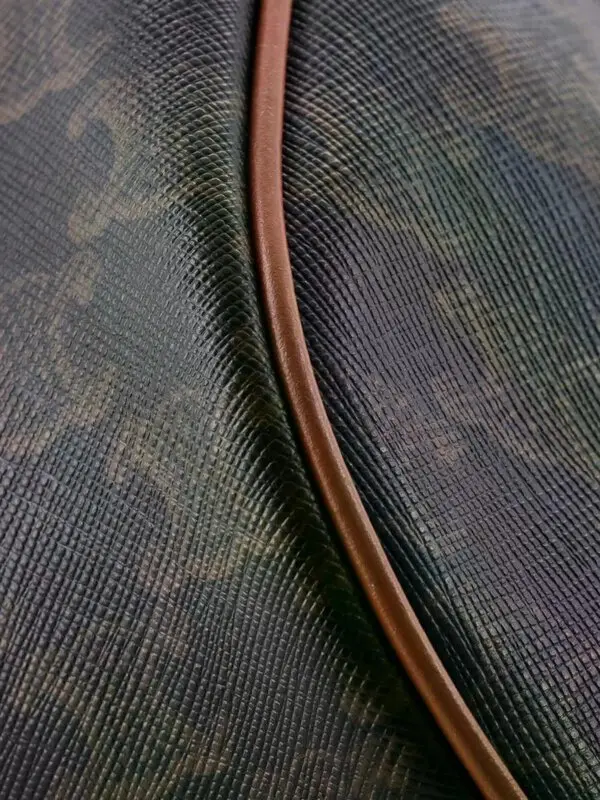 Celine Ava Triomphe Shoulder Bag In Coated Canvas