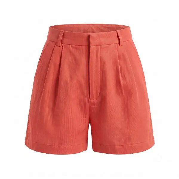 Yumi Kim Piko Tangerine Linen Short - Orange
