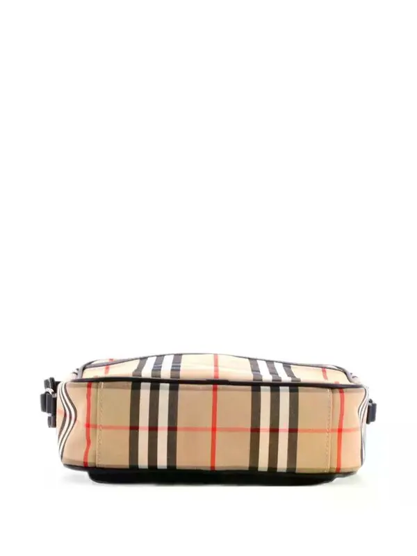 Burberry Vintage Check Canvas Crossbody Bag