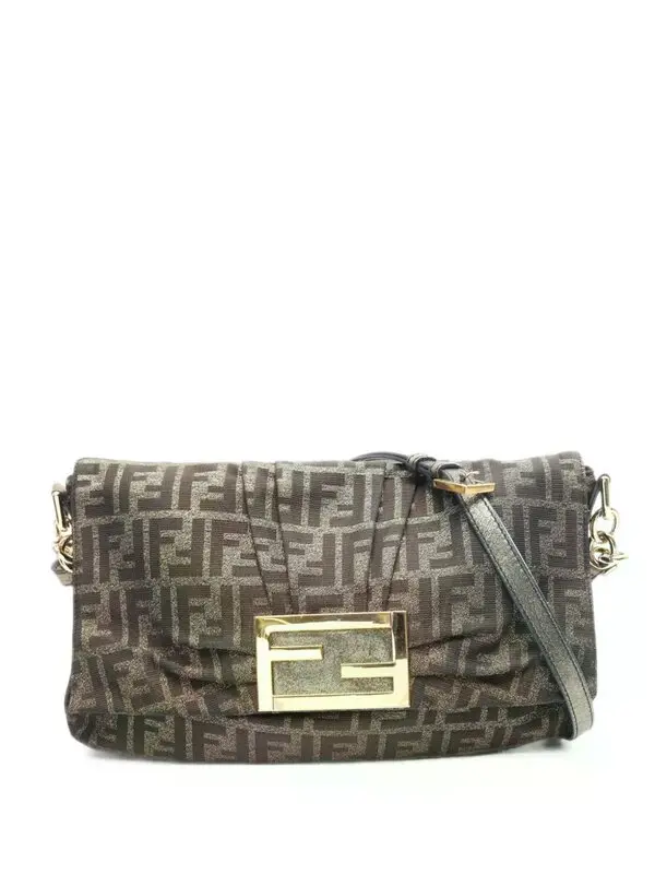 Fendi 2000s Zucca Monogram Shoulder Bag