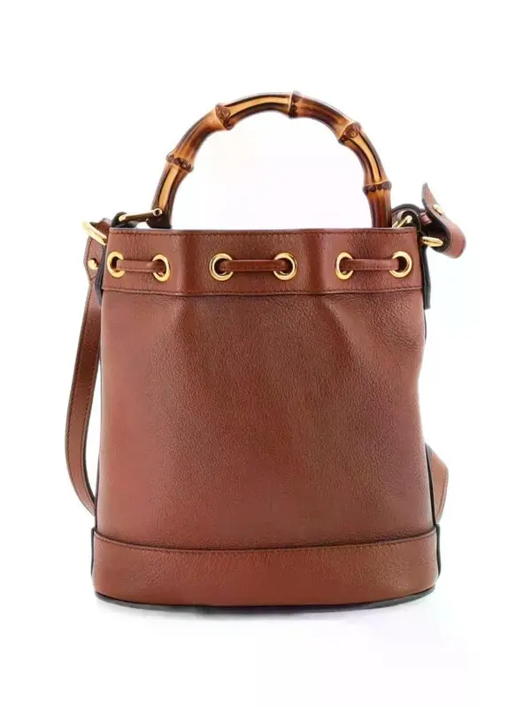 Gucci Diana Leather Mini Bucket Bag