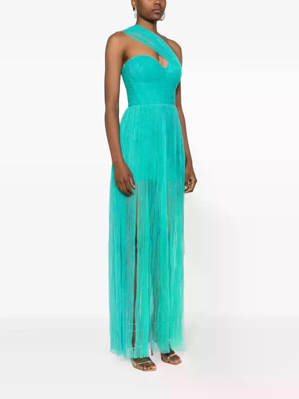 MARIA LUCIA HOHAN Freya Plissé Tulle Gown