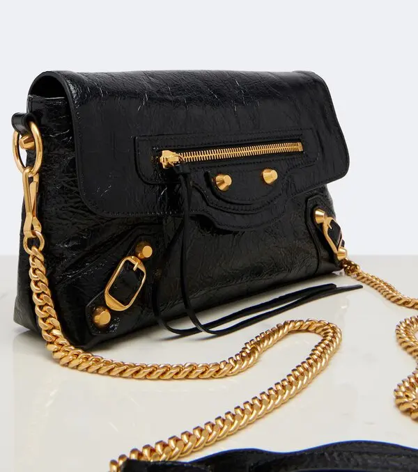 Balenciaga Le City Mini Leather Shoulder Bag