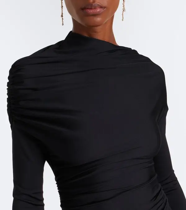 Victoria Beckham Draped Jersey Gown