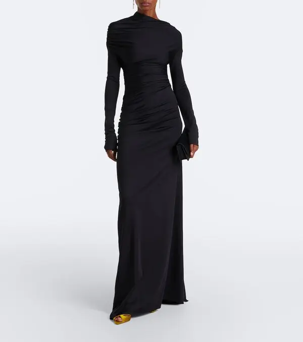 Victoria Beckham Draped Jersey Gown