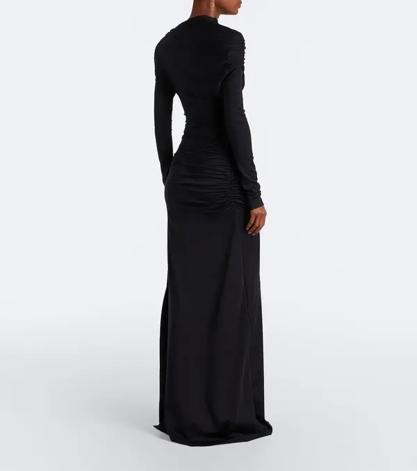 Victoria Beckham Draped Jersey Gown