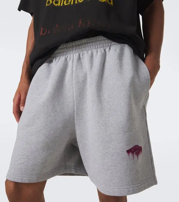 Balenciaga Cotton Jersey Shorts