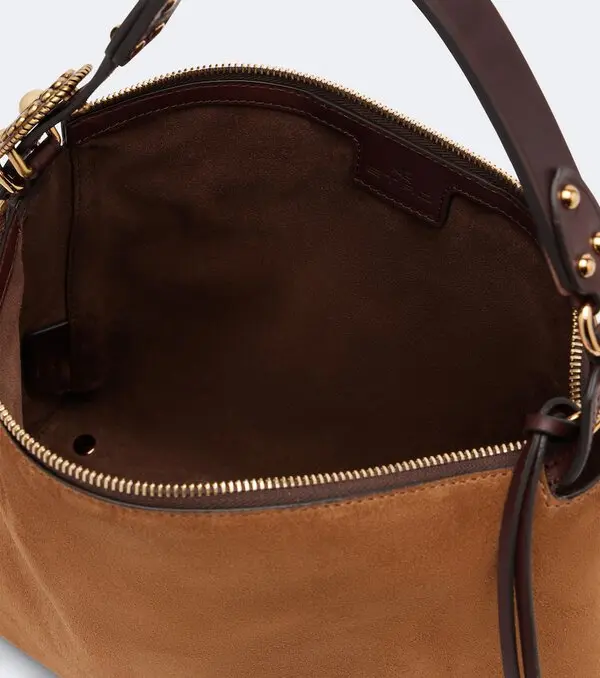 Etro Medium Suede Shoulder Bag