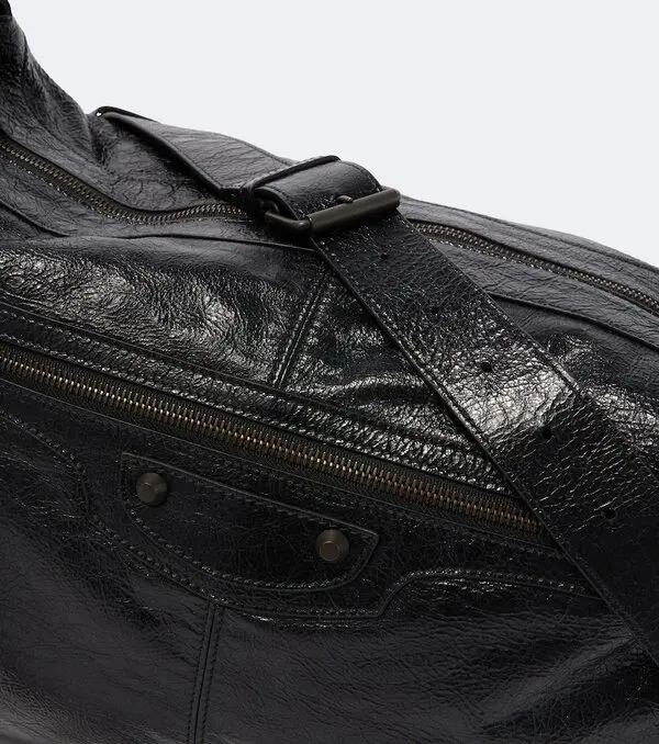 Balenciaga Le City Moto Leather Shoulder Bag