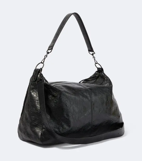 Balenciaga Le City Moto Leather Shoulder Bag