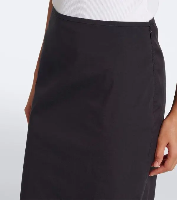Miu Miu Cotton-blend Poplin Pencil Skirt