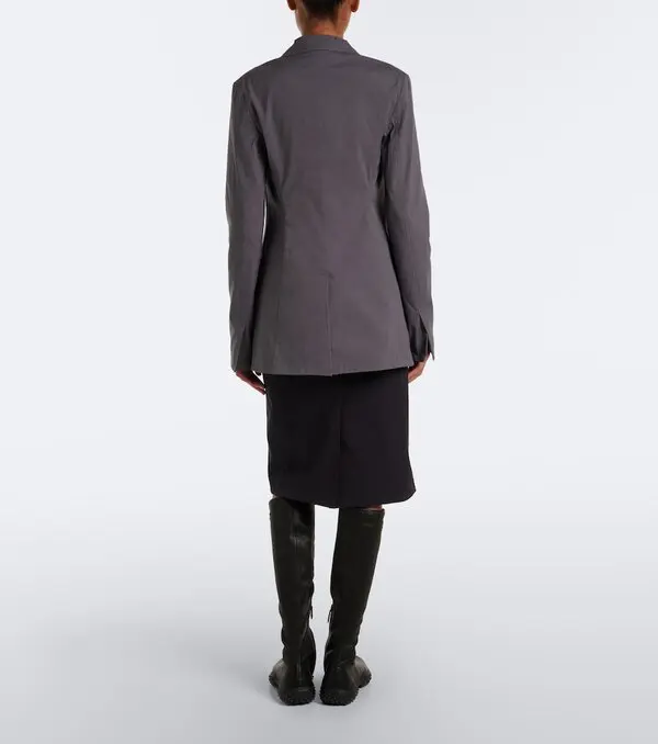 Miu Miu Cotton-blend Poplin Pencil Skirt