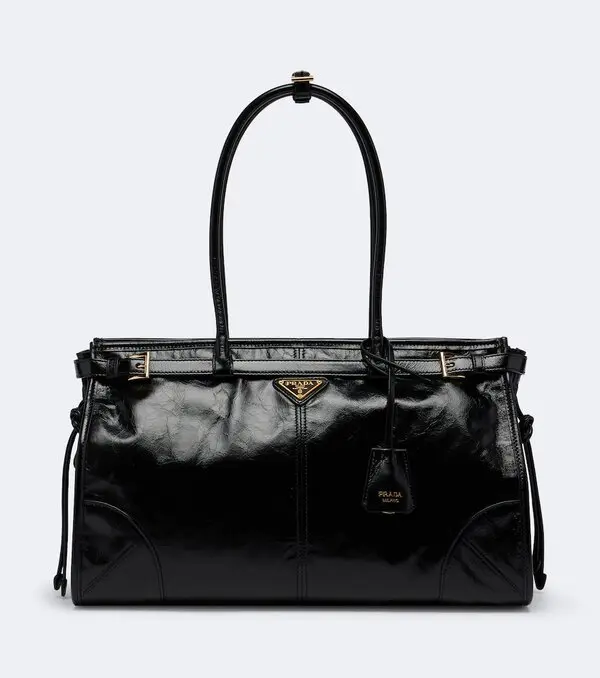 Prada Bonnie Leather Top-handle Bag