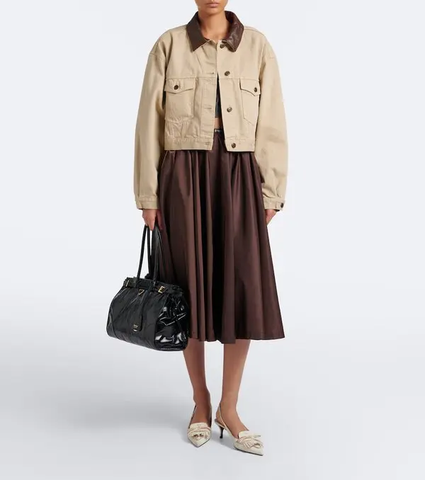 Prada Bonnie Leather Top-handle Bag